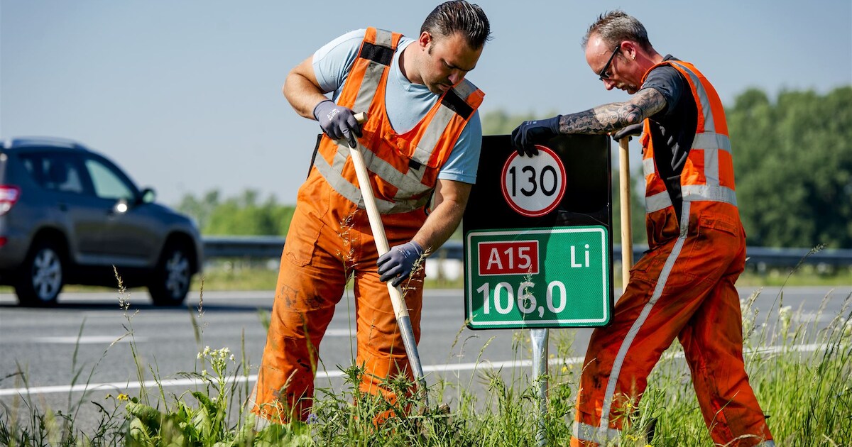 Mysteries: waarom verspringt op de A27 de hectometerpaal met vijf ...