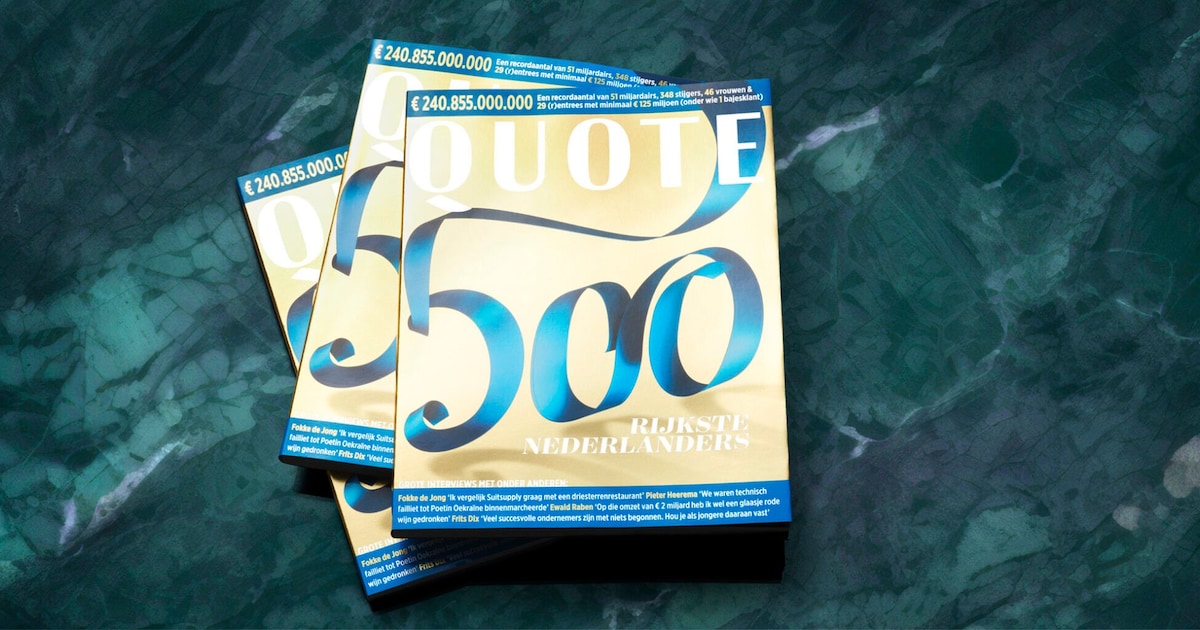 Wat een geld: dit zijn de rijkste Amsterdammers volgens de Quote500 ...