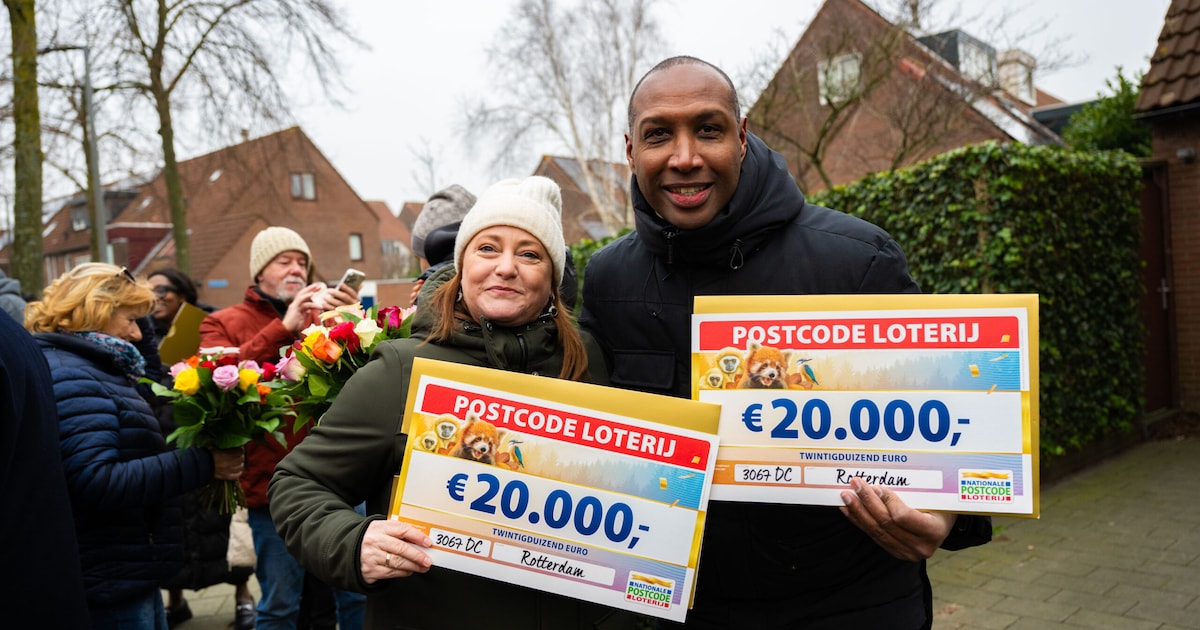 Hoppa! 38 Rotterdammers verdelen 1 miljoen euro van de Postcode Loterij ...