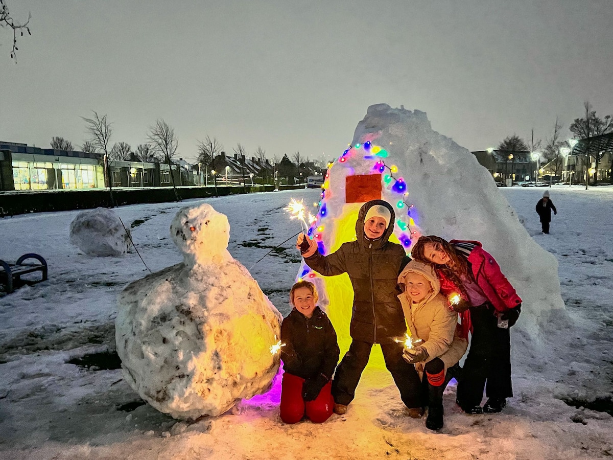 Van iglo tot sneeuwpop: deze bijzondere creaties maken Zoetermeerders ...