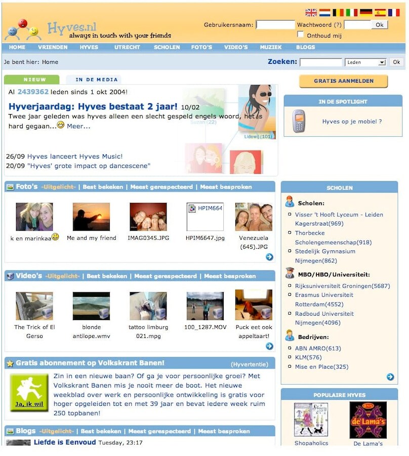 Leuk! Je kan je oude Hyves-profiel terugzien (en die van deze bekende ...