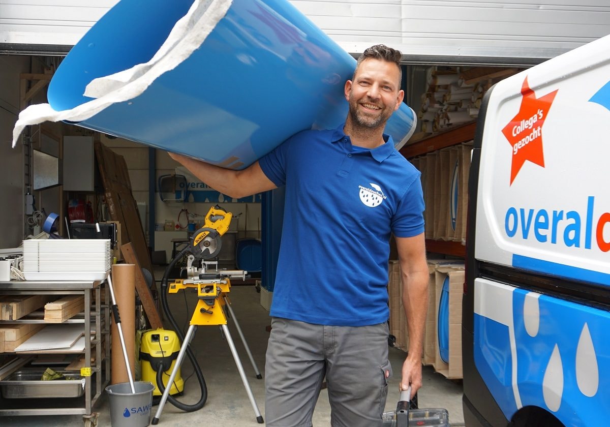 Dirk-Jan zorgt dat je overal kunt douchen: 'Ik werd eerst door iedereen ...