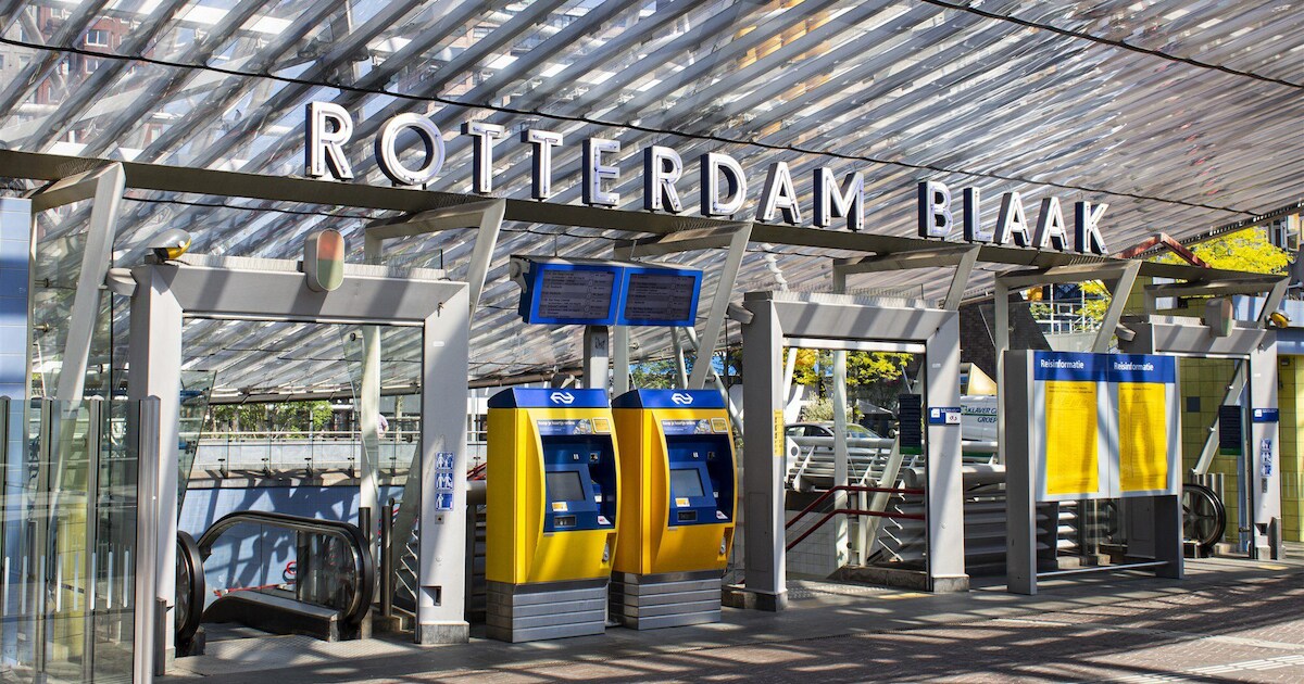 Opgelet! Komende week stoppen er geen treinen op Rotterdam Blaak ...