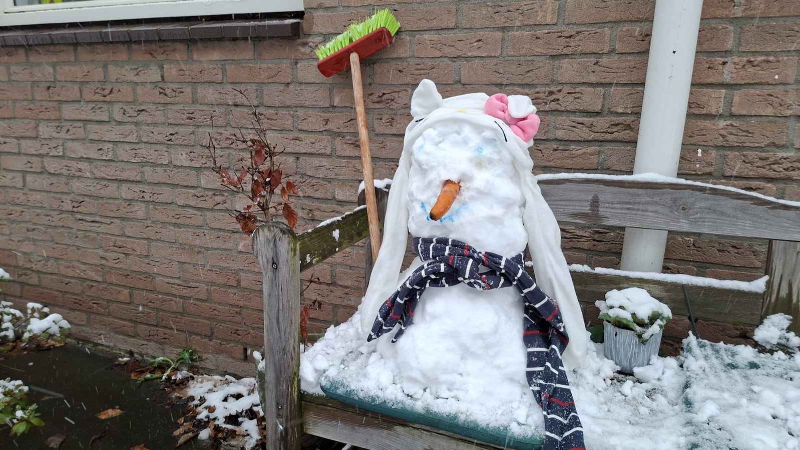 Zo cool! Deze sneeuwpoppen stonden in Den Haag | Foto | indebuurt.nl