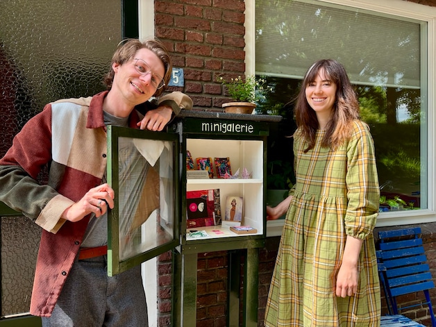 Amersfoorters Jip en Roos hebben de eerste minigalerie van Amersfoort ...