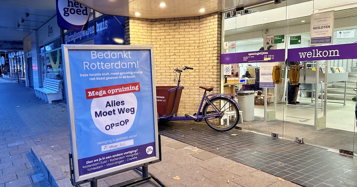 Mega opruiming: kringloopwinkel Het Goed sluit in het centrum van ...