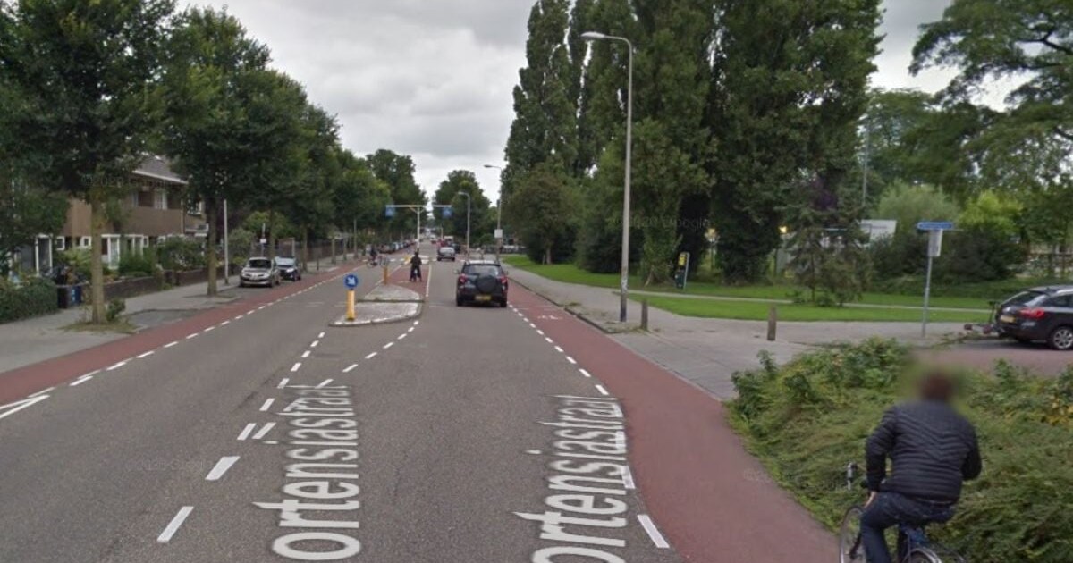 In de Hortensiastraat komt nieuw asfalt voor fietsstroken: 'Verwacht ...